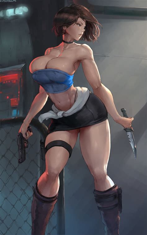 Jill Valentine Resident Evil And More Drawn By Cutesexyrobutts Danbooru