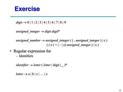 Ppt Syntax Specification Regular Expressions Powerpoint Presentation