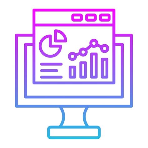 Premium Vector Analytics Icon