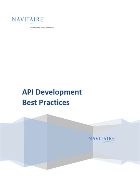 Api Development Best Practices V1 Pdf