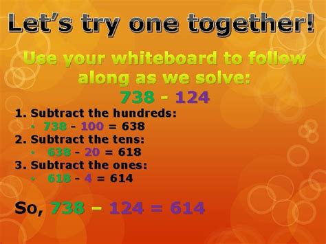 3 6 Subtracting With An Expanded Algorithm Today