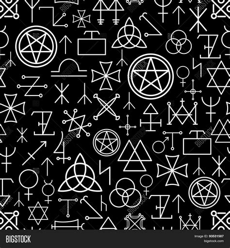 Mystical Seamless Vector And Photo Free Trial Bigstock