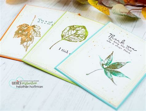 Partial Gold Heat Embossing Unity Blog Unity Stamps Unity Stamp Company Unity