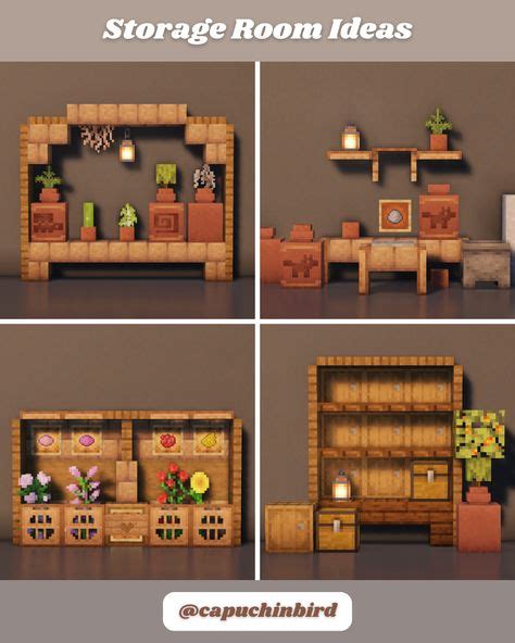 Minecraft Storage Room Ideas