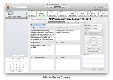 Course Planning Software For Mac