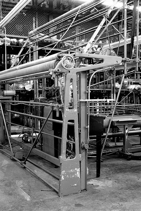 旧纺织厂的布料处理设备素材 花瓣网