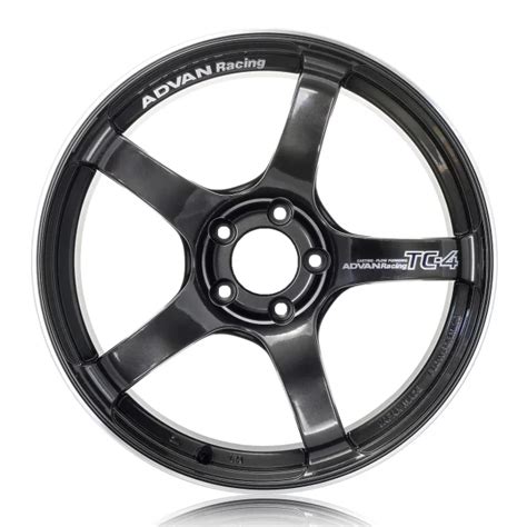 Advan Racing Tc 4 Racing Black Gun Metallic And Ring Wheel 18x85 5 114