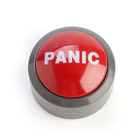 Panic Button Press This Red Button To Defuse Panic