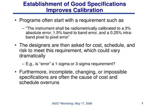 Ppt System Level Approach To Satellite Instrument Calibration Powerpoint Presentation Id 409508