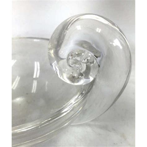 Lot Steuben Art Glass Candy Dish