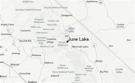 June Lake Weather Forecast