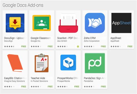 Google Docs And Sheets Gain App Add Ons On Android