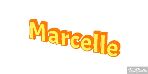 Marcelle Name Animated  Logo Designs