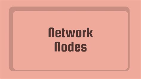 Network Nodes Explained Network Fundamentals YouTube