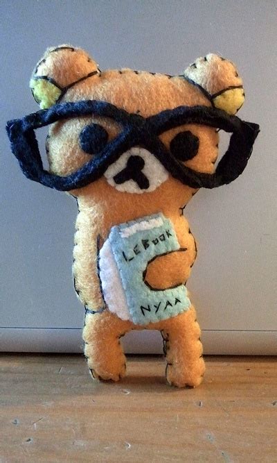 Rilakkuma Nerd Plush Tutorial Moms Crafts Diy Crafts Mini Teddy Bears