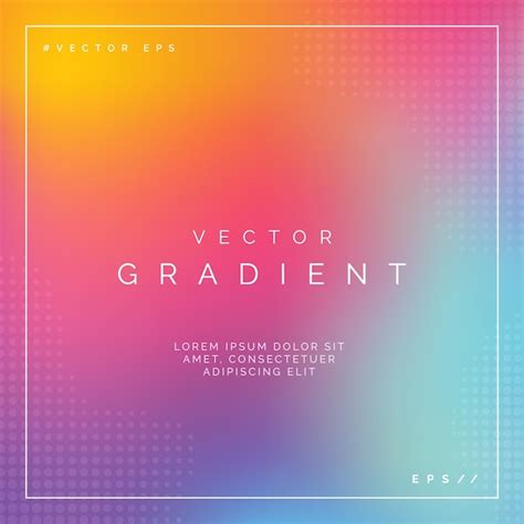 Premium Vector Abstract Blurred Colorful Background Vector Templateeps