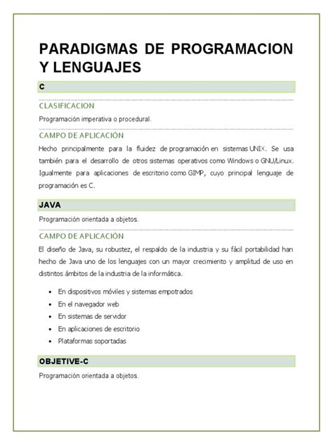 paradigmas de programacion y lenguajes pdf ruby lenguaje de programación lenguaje de