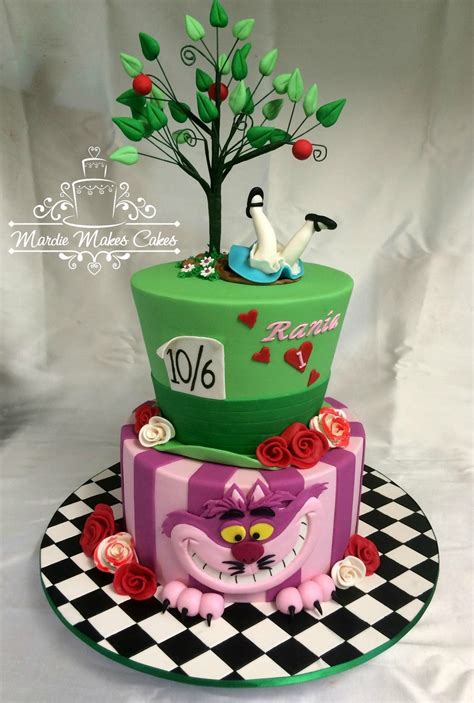 Alice In Wonderland Unbirthday Cake Cake Ideas Aesthetic