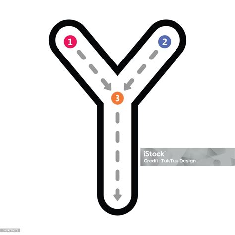 추적 알파벳 대문자 대문자 Y 필기 연습 활동을위한 유치원 유치원 및 몬테소리 학교 어린이 워크 시트에 대한 점선 요소를 미리 씁니다 0명에 대한 스톡 벡터 아트 및 기타