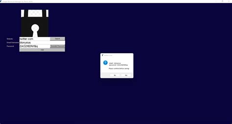 github trevorkutto passwordmanager a simple password manager i made