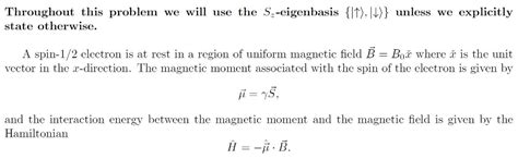 Solved The Spin Polarization Vector S Is Defined As The