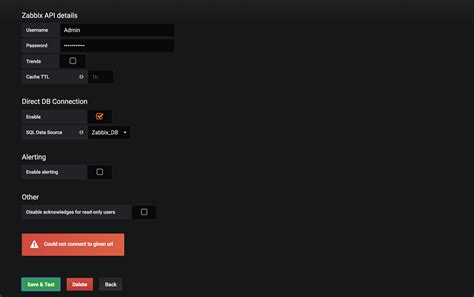 Monitoring Grafana Could Not Connect To Given Url Stack Overflow