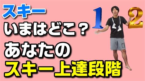 あなたはどの段階にいる？取り入れて良いスキー技術論が分かるスキー上達の2段階 Youtube
