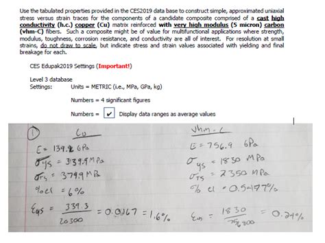 Use The Tabulated Properties Provided In The Ces2019