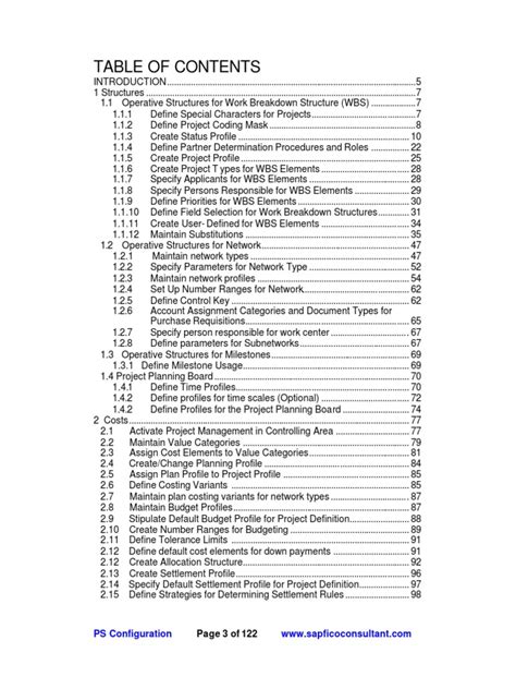 Sap Ps Configuration Pdf Software Computing