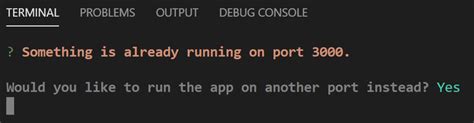 Javascript Keep Getting Something Is Already Running On Port 3000