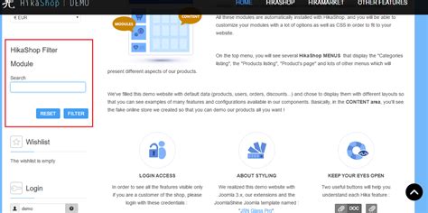Hikashop How To Use Search Module Hikashop Hikashop