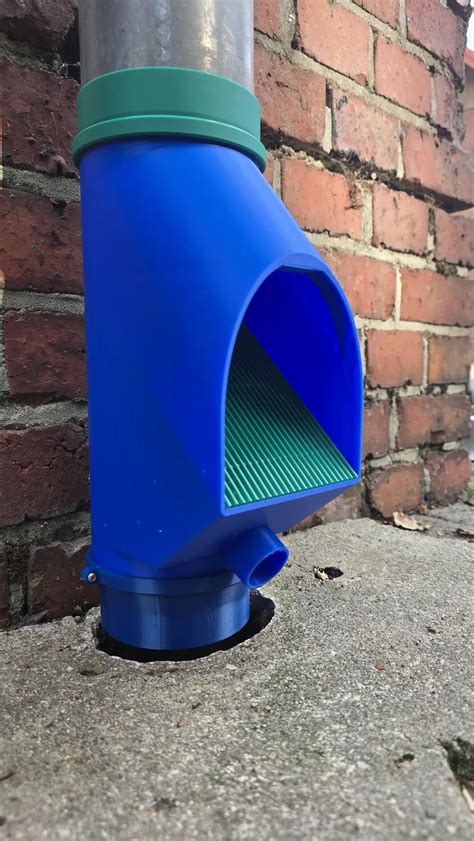 Leaf Separator Rain Collector Dn70dn100 Free 3d Print Model