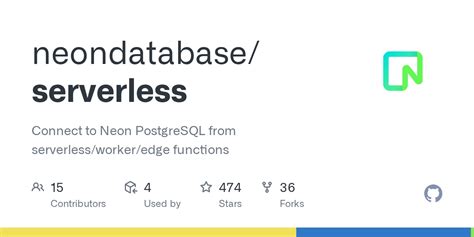 Github Neondatabaseserverless Connect To Neon Postgresql From Serverlessworkeredge Functions