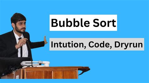 Bubble Sort Optimization An Easy Explanation Dsa Youtube