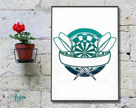 Dartboard Svg Dart Svg Dart Logo Svg Dart Game Svg Target Etsy
