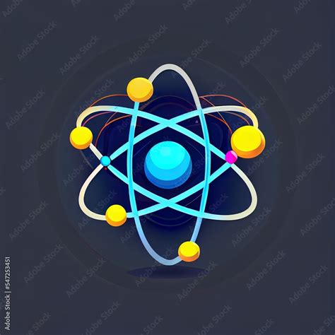 Atom Orbital Electrons Nuclear Energy Scientific Research Molecular Chemistry Physics