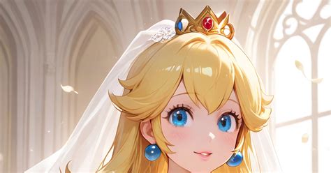 Pixai ウェディング・ピーチ姫 葵あじさいのイラスト Pixiv