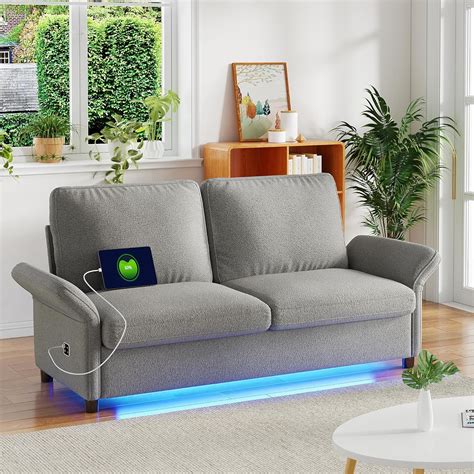 Mini Couch For Bedroom Small Loveseat Sofa For Small Spaces 60 2