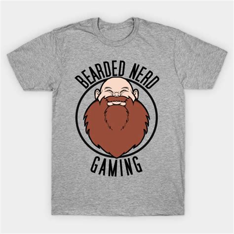 Bearded Nerd Gaming Logo Beardednerdgaming T Shirt Teepublic