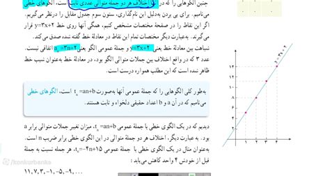 تحلیل کتاب درسی ریاضی دهم دنباله و الگو استاد غلامی
