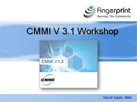 Capability Maturity Model Integration Cmmi Pptx
