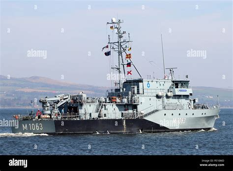 Fgs Bad Bevensen M1063 A Frankenthal Class Minehunter Of The Stock