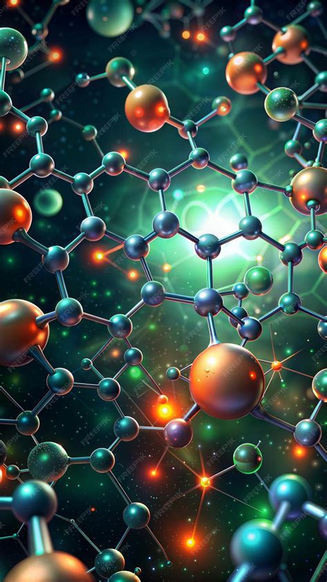 3d Illustration Of A Stylized Dna Double Helix With Glowing Connections