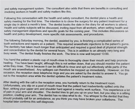 Solved SCENARIO You Work As A Dental Nurse As Part Of A Chegg Com