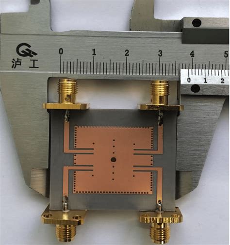 Photo Of The Dualband Balanced BPF Download Scientific Diagram