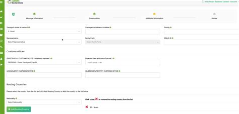 Submitting Safety And Security Declarations Ens On Customs Declarations Uk Customs