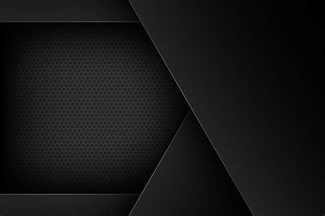 Black Abstract Overlapping Shapes Design 681816 Vector Art At Vecteezy