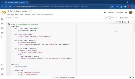 Pujitha Nerella On Linkedin Technohacks Sandipgavit Atmsimulator