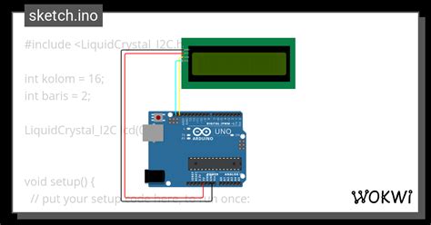 Running Text Lcd I2c Wokwi Esp32 Stm32 Arduino Simulator Running Text Lcd I2c Wokwi Esp32 Stm32 Arduino Simulator