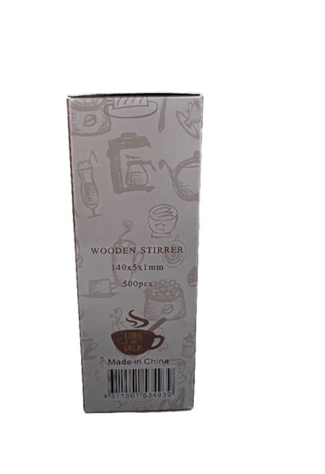 أعواد خشب للشاي و القهوة